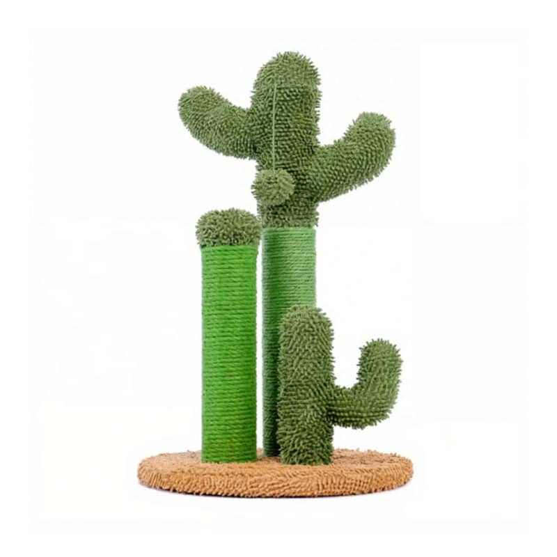 Cactus Cat Scratching Post with Sisal Rope - Mashoops Cat
