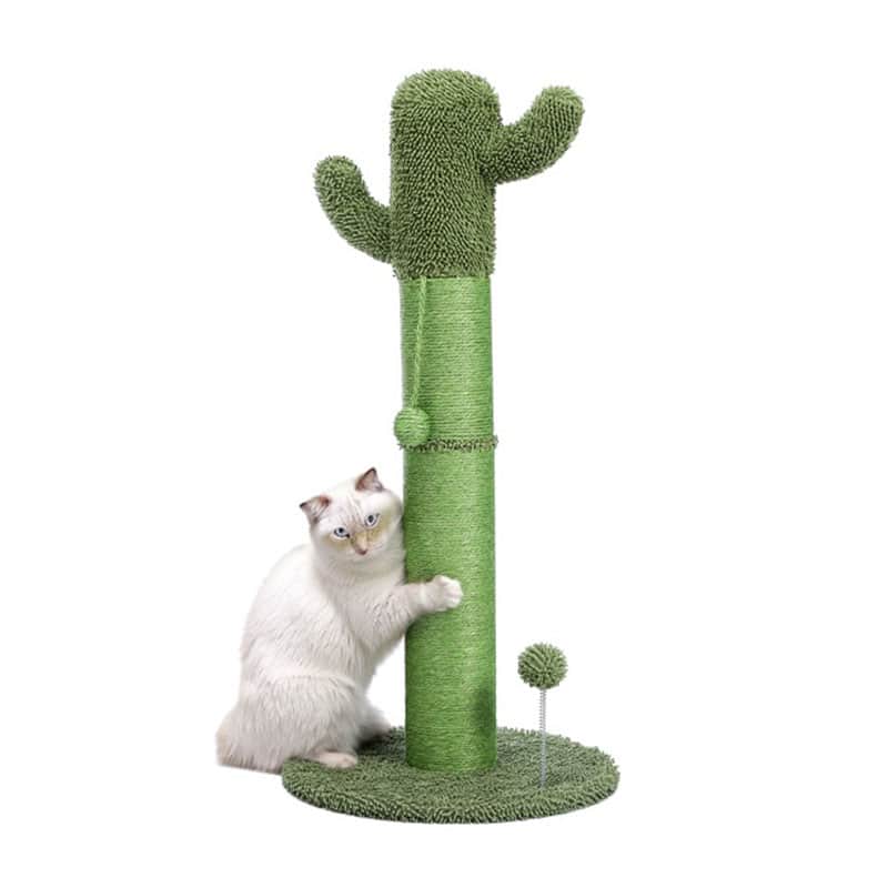 Unique Cat Tree Cactus with Sisal Scratching Post - Mashoops Cat