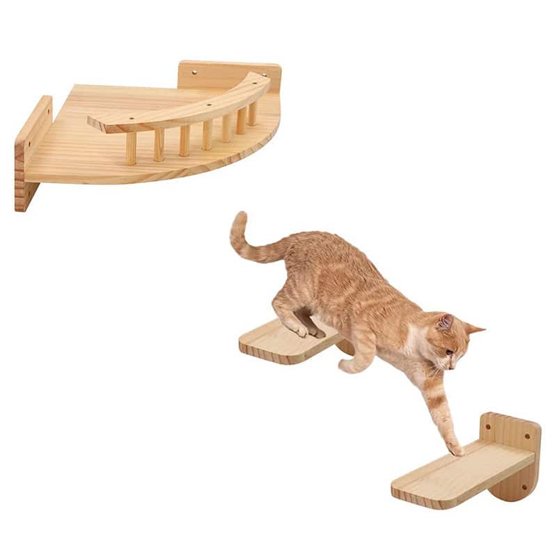 Modern Cat Wall Furniture with Small Jumping Platform and Sleeping Bed ...