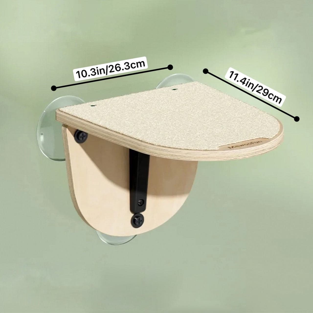 Cat Wall Furniture Glass Suction Cup Wall Shelf Cat Window Jump ...